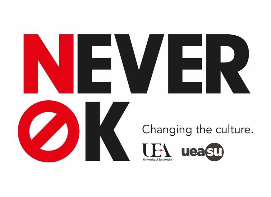 Partnering with UEA on Never Ok Campaign