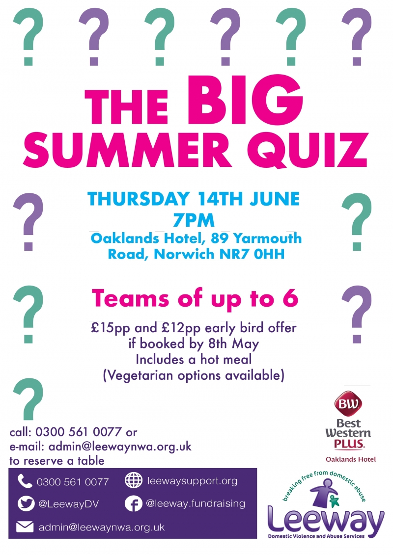 Leeway | Upcoming and Recent Events